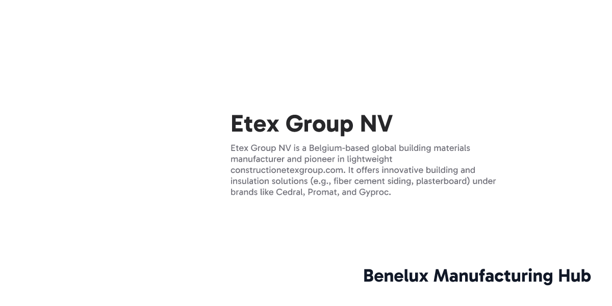 Etex Group NV
