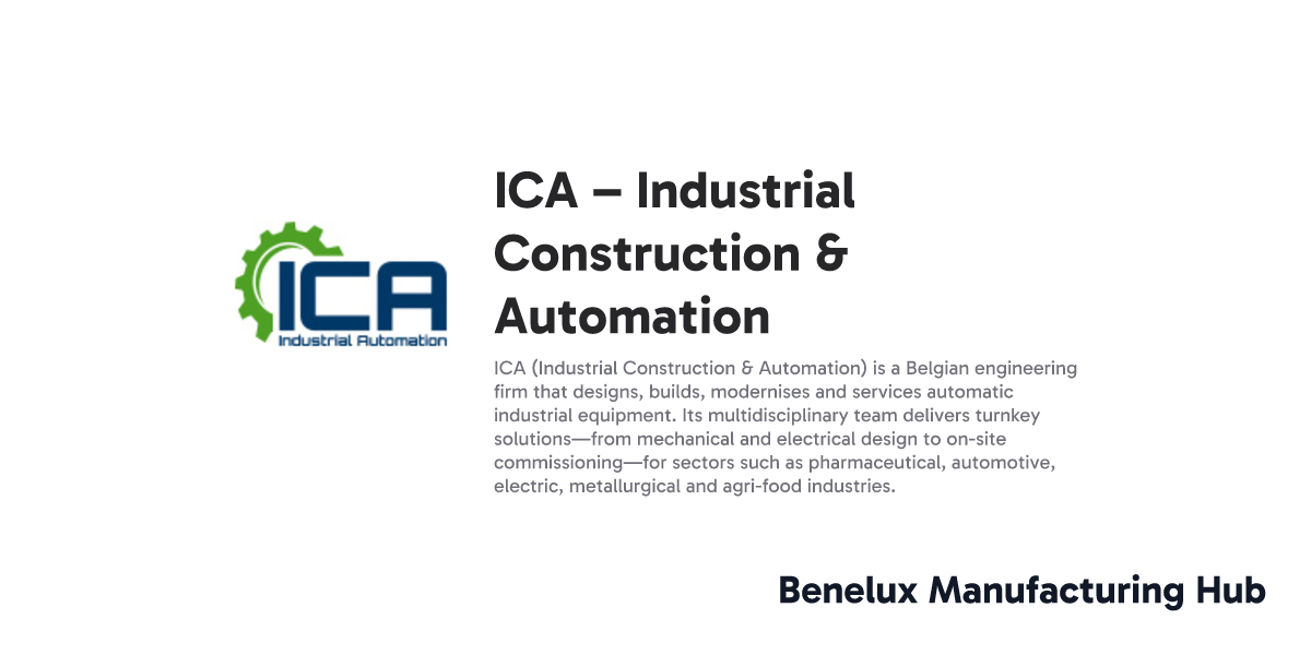 ICA – Industrial Construction & Automation